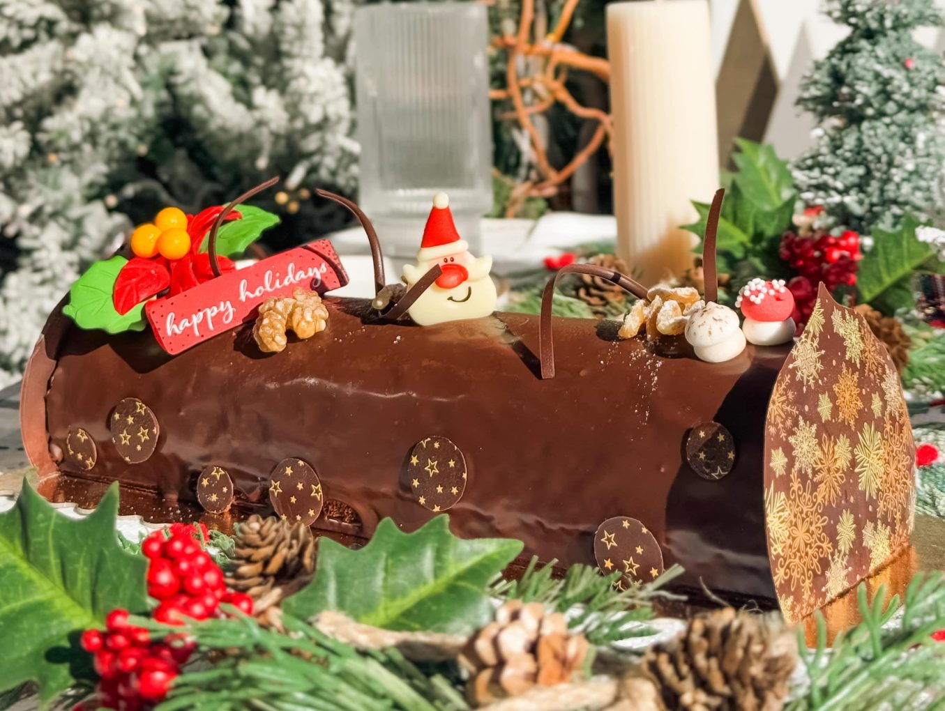 Vanilla Grand-Marnier Yule log – Pastry Xpo